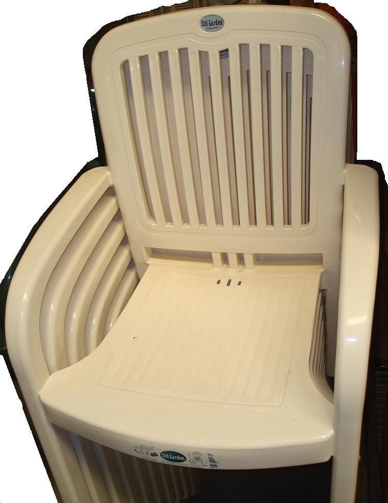 Imagen Sillon Terraza STIL Garden 100 % Resina Color Avorio